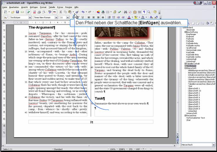 Quellenangaben machen